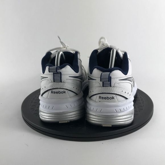 Reebok | Shoes | Reebok Royal Trainer Mt White Leather Comfort Shoes M436 Mens Size 75 4e | Poshmark
